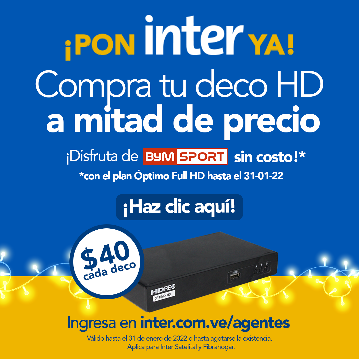 Mi inter- Pon inter ya